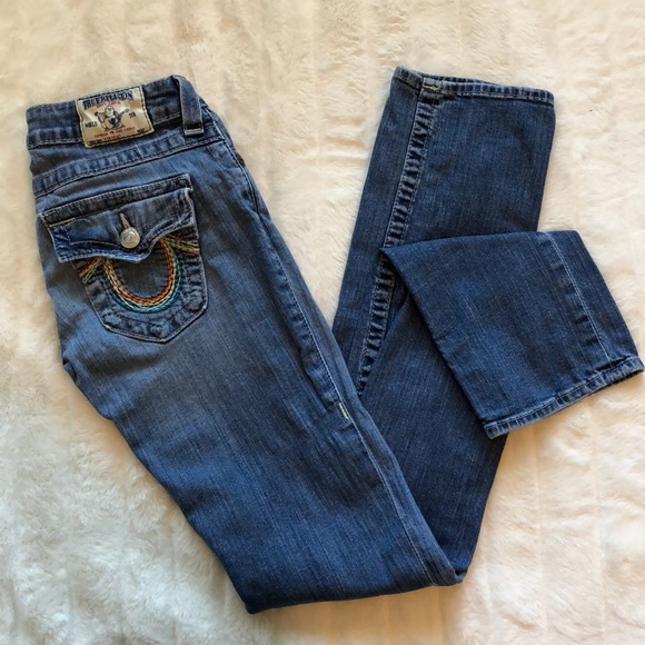 True Religion | Jeans | True Religion Straight Leg Jeans W Rainbow ...